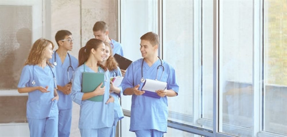 Nursing Students Studying